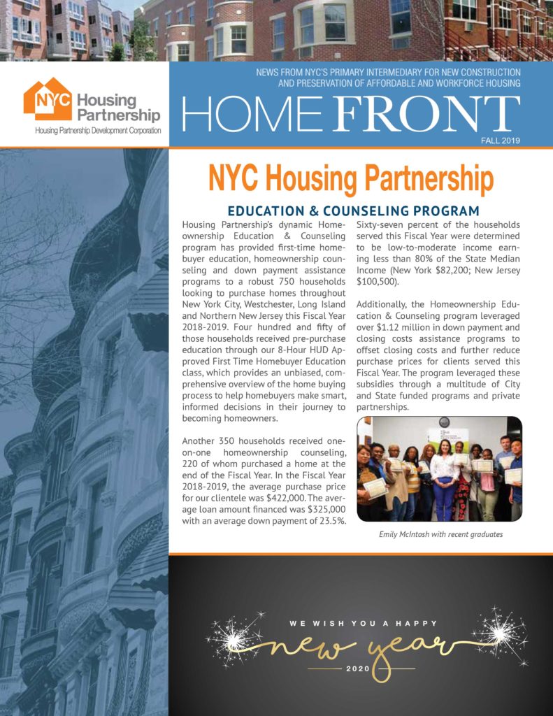 Updates - NYC Housing Partnership